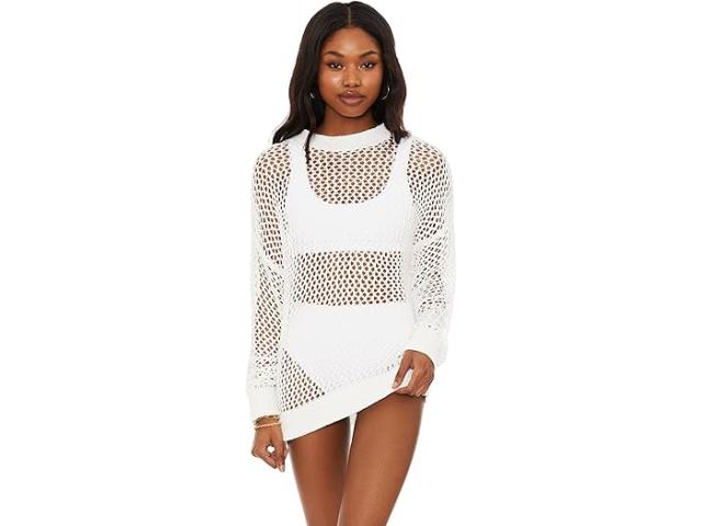 (取寄) ビーチライオット レディース ヒラリー セーター カバー-アップ Beach Riot women Hilary Sweater Cover-Up White