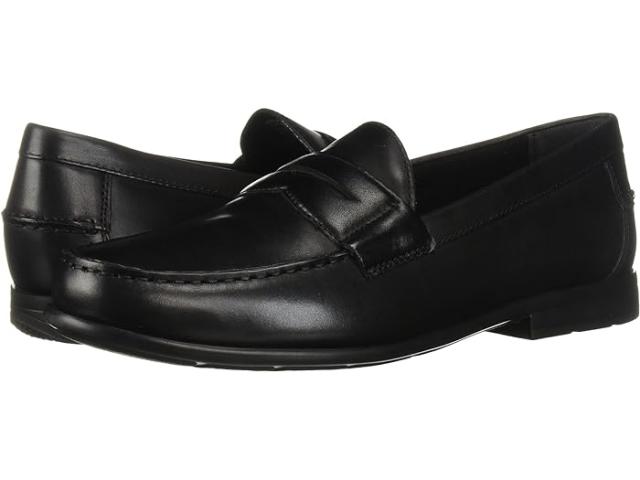 (取寄) ナン ブッシュ メンズ ドレクセル モック トゥ ペニー ローファー ウィズ コア ウォーキング コンフォート テクノロジー Nunn Bush men Nunn Bush Drexel Moc Toe Penny Loafer with KORE Walking Comfort Technology Black