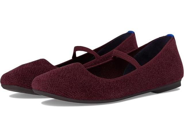 (取寄) レディース ザ マックス スクエア メアリー ジーン Rothy's women The Revelvet Max Square Mary Jane Revelvet Syrah