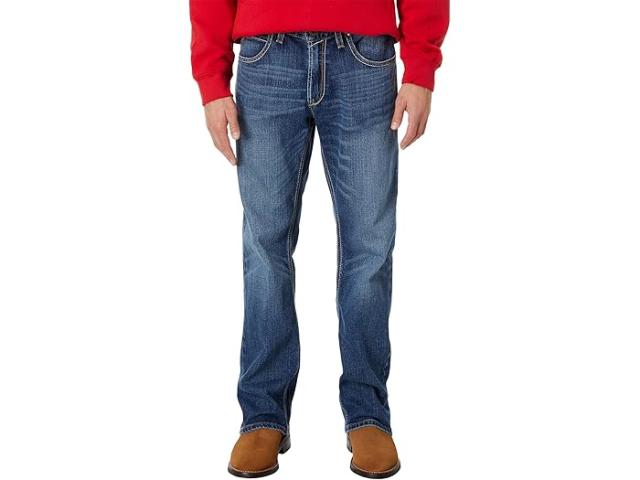 (取寄) アリアット メンズ M5 ストレート ストレッチ マデーラ スタッカブル ストレート レッグ ジーンズ Ariat men M5 Straight Stretch Madera Stackable Straight Leg Jeans Heath