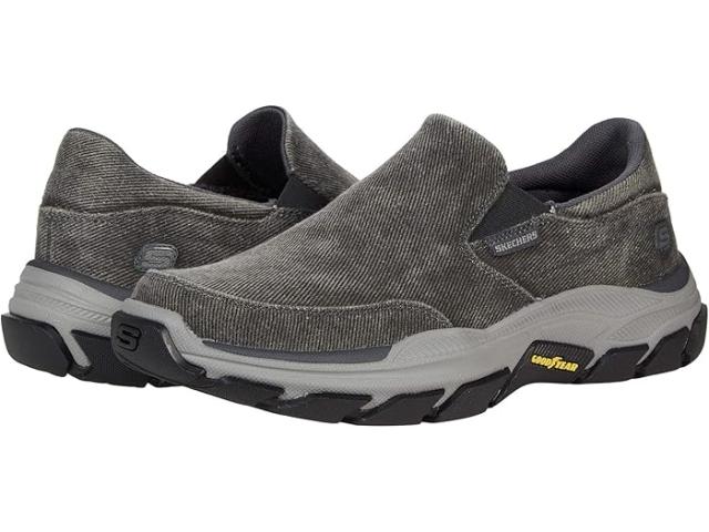 (取寄) スケッチャーズ メンズ リラックスド-フィット フィット リスペクテッド - フォールストン SKECHERS men SKECHERS Relaxed Fit Respected - Fallston Charcoal