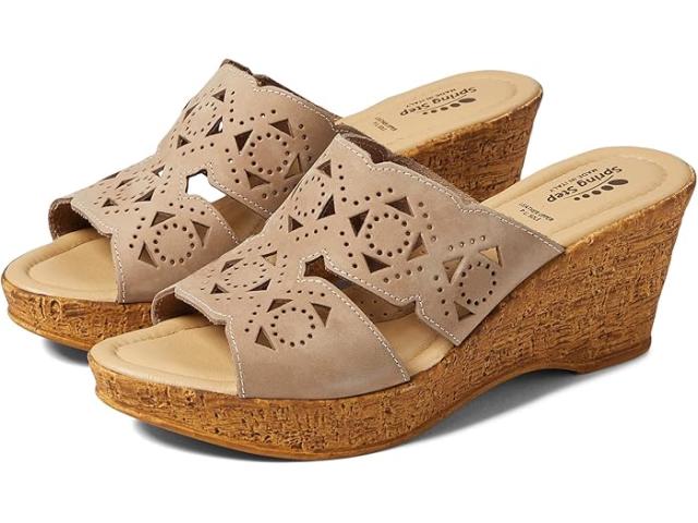 (取寄) スプリング ステップ レディース フラミオ Spring Step women Flamyo Beige Nubuck