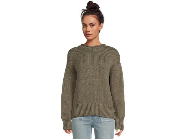 (取寄) ファリティ レディース サンウォッシュド コットン ロール ネック セーター Faherty women Sunwashed Cotton Roll Neck Sweater Sage