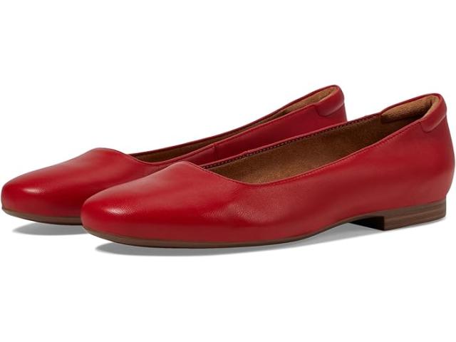 (取寄) ナチュラライザー レディース ケリー バレエ Naturalizer women Kelly Ballet Crimson Red Leather