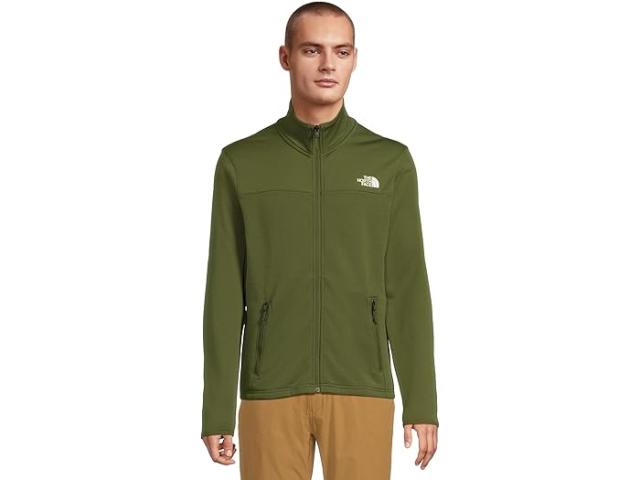 (取寄) ノースフェイス メンズ シーダー トレイル グリッド フリース フル ジップ ジャケット The North Face men Cedar Trail Grid Fleece Full Zip Jacket Woodland Green