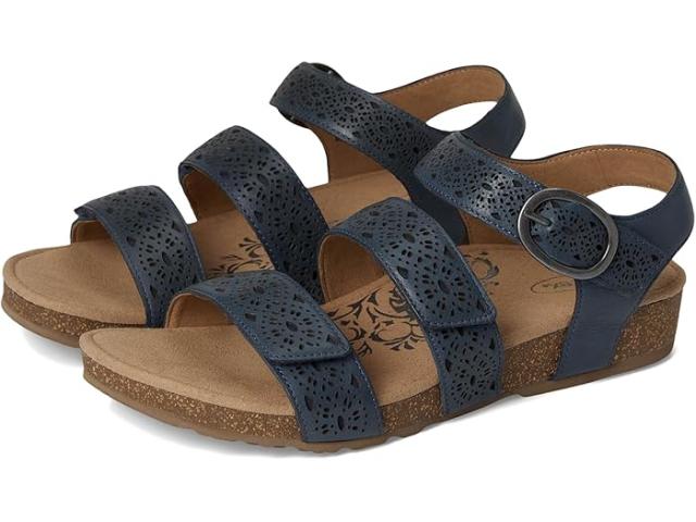 (取寄) エイトレックス レディース ライリリー Aetrex women Lilly Navy Cutout