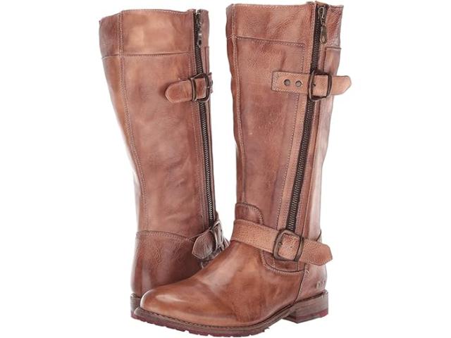 (取寄) ベッドステュ レディース ゴーゴー ラグ ワイド カーフ Bed Stu women Gogo Lug Wide Calf Tan Rustic