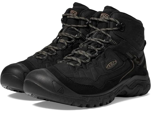 (取寄) キーン メンズ ターギー Iv ミッド Wp KEEN men KEEN Targhee IV Mid WP Triple Black