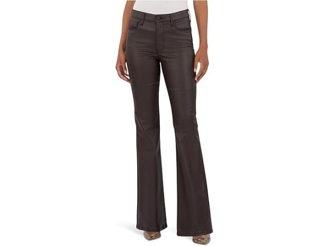 (取寄) カット フロム ザ クロス レディース アナ ハイライズ ファブ AB フレア-ベイビー Dn オール オーバー KUT from the Kloth women Ana High-Rise Fab Ab Flare-Baby Dn All Over Chocolate