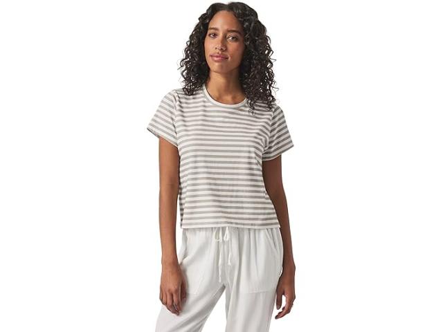 (取寄) スプレンディッド レディース ルイーザ ショート スリーブ ティー Splendid women Louisa Short Sleeve Tee Fawn Stripe