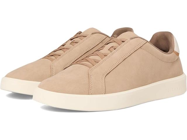 (取寄) コールハーン メンズ グランド クロスコート デイリー LTT スリッポン スニーカー Cole Haan men Grand Crosscourt Daily Ltt Slip-On Sneakers Birch Beige/Farro/Ivory
