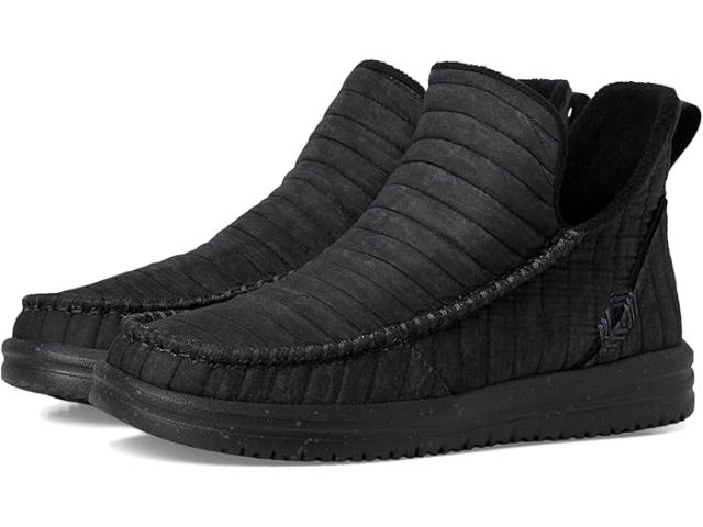 (取寄) ヘイ デュード レディース カムデン キルテッド Hey Dude women Camden Quilted Black/Black