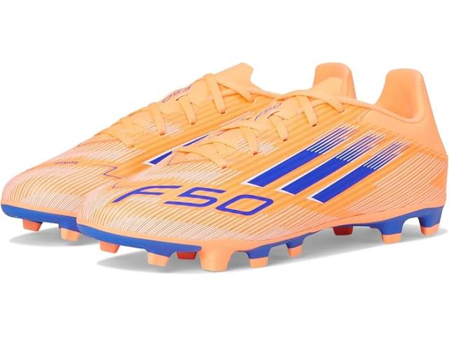(取寄) アディダス クラブ グランド サッカー クリーツ adidas F50 Club Firm/Multi Ground Soccer Cleats Beam Orange/Lucid Blue/White
