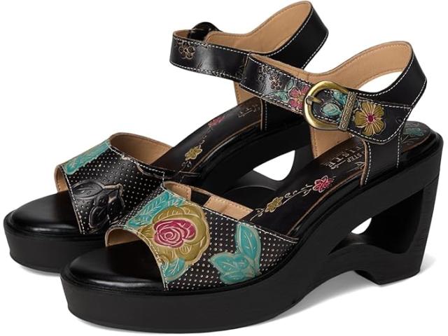 (取寄) ラルティストバイスプリングステップ レディース  L'Artiste by Spring Step women Coolchic Black Multi