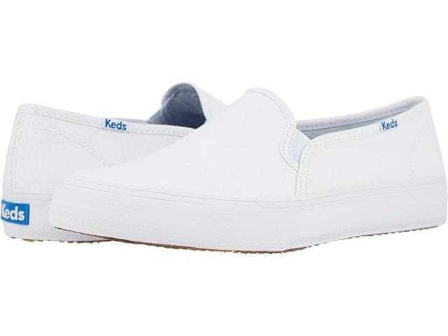 (取寄) ケッズ レディース ダブル デッカー スリッポン Keds women Double Decker Slip On White