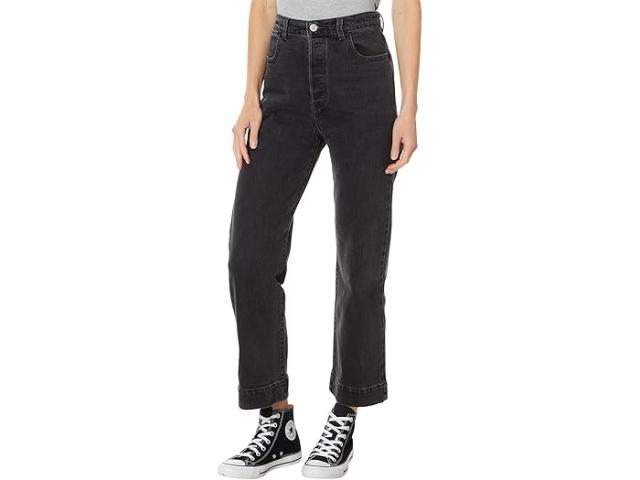 (取寄) リーバイス プレミアム レディース リブケージ ストレート アンクル テーラード Levi's Premium women Ribcage Straight Ankle Tailored Off Topic Crease