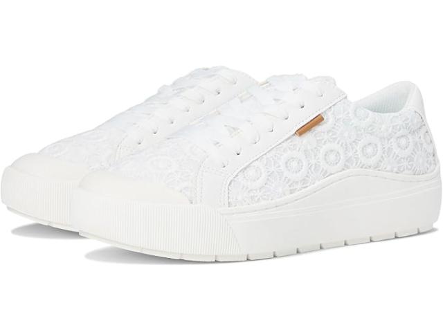 (取寄) ドクターショール レディース タイム オフ Dr. Scholl's women Time Off White Crochet Lace Fabric
