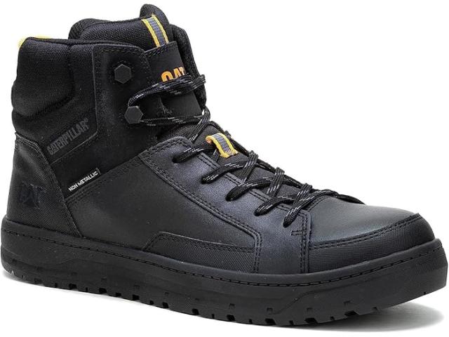 (取寄) キャタピラー メンズ ストリームライン コート ミッド Ct Caterpillar men Streamline Court Mid CT Black Leather