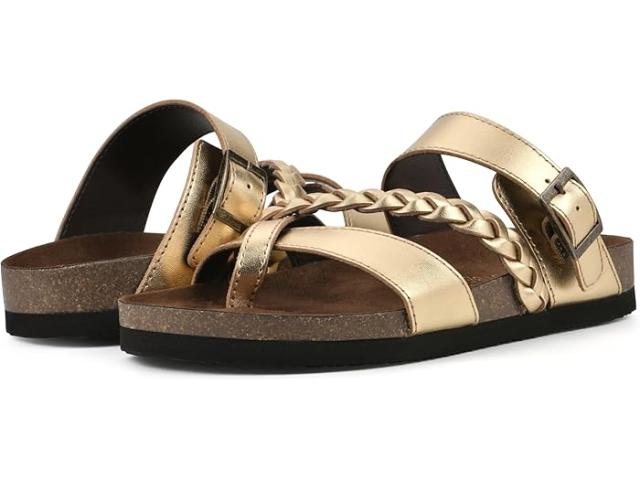 (取寄) ホワイトマウンテン レディース ヘイジー White Mountain women White Mountain Hazy Ant.Gold/Lea (W/Brown Sole)