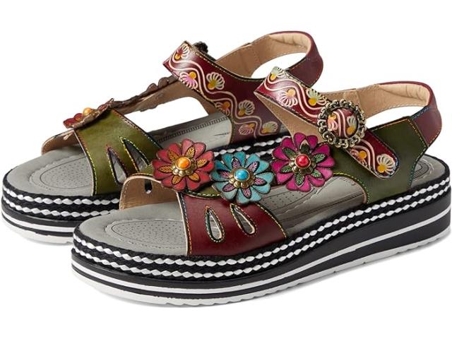 (取寄) ラルティストバイスプリングステップ レディース ラガ L'Artiste by Spring Step women L'Artiste by Spring Step Laga Plum Multi