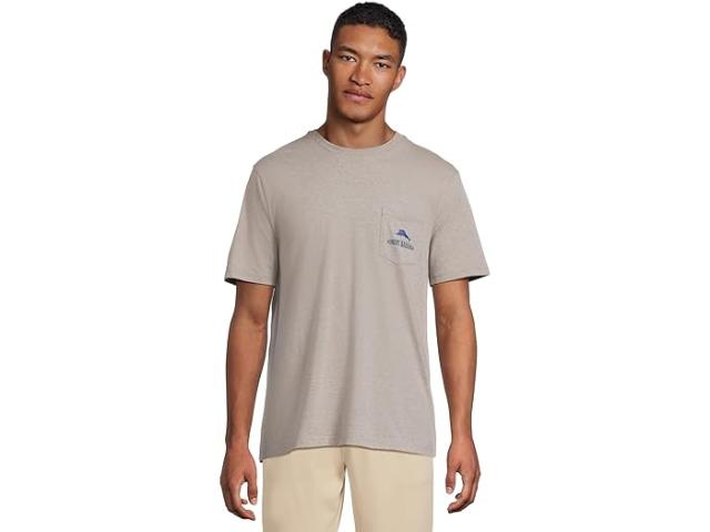 (取寄) トミーバハマ メンズ パグ ポケット ティー  Bahama men Pug Crawl Pocket Tee Grey Heather