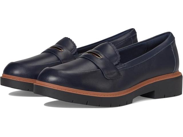 (取寄) クラークス レディース ウェストリン グロウ Clarks women Westlynn Glow Navy Leather