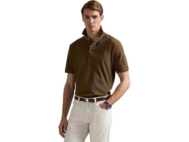 (取寄) ラルフローレン メンズ ザ アイコニック メッシュ ポロ シャツ Polo Ralph Lauren men The Iconic Mesh Polo Shirt Nature Brown