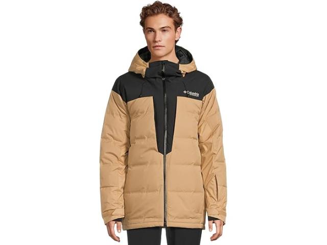 (取寄) コロンビア メンズ グレイシャー リッジ ダウン ジャケット Columbia men Glacier Ridge Down Jacket Canoe/Black