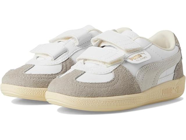 (取寄) プーマ キッズ パレルモ フック アンド ループ (リトル キッド) PUMA Kids Palermo Hook and Loop (Little Kid) Puma White/Cool Light Gray/Sugared Almond
