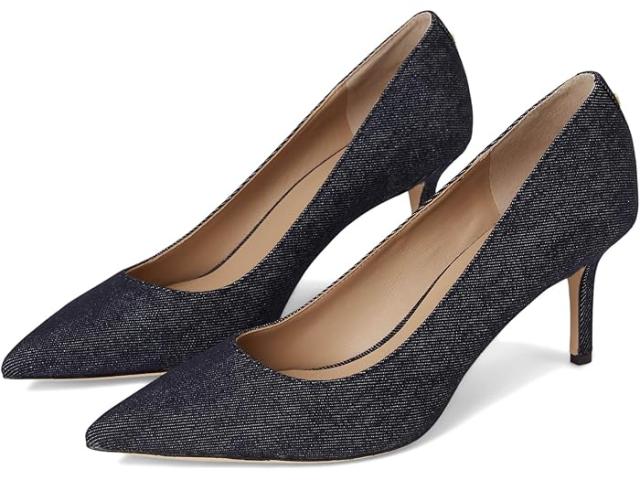 (取寄) ローレン ラルフローレン レディース ラネット デニム パンプス Lauren Ralph Lauren women Lanette Denim Pumps Dark Denim