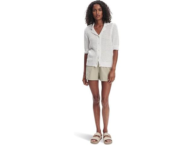 (取寄) バーリー レディース エリー ニット シャツ Varley women Ellie Knit Shirt White