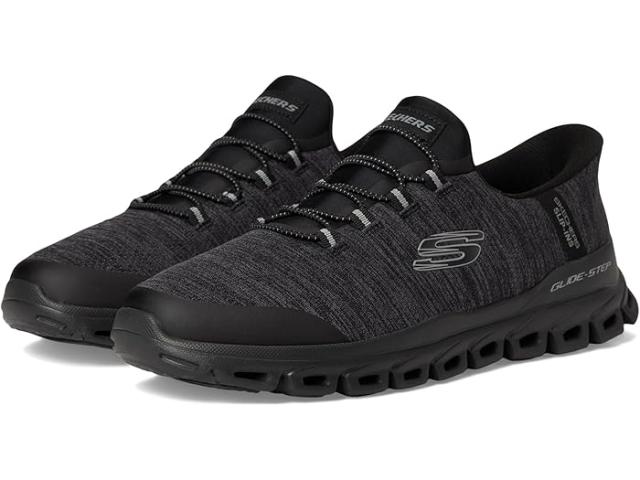 (取寄) スケッチャーズ メンズ グライド-ステップ ハンズ フリー スリップ-イン SKECHERS men Glide-Step Zefyr Hands Free Slip-in Charcoal/Black