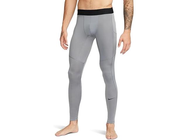 (取寄) ナイキ メンズ プロ ドライ-フィット タイツ Nike men Pro Dri-FIT Tights Smoke Grey/Black