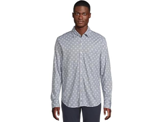 (取寄) トミーバハマ メンズ サン ルシオ ミラ モザイク シャツ ロング スリーブ  Bahama men San Lucio Mira Mosaic Shirt Long Sleeve Eclipse