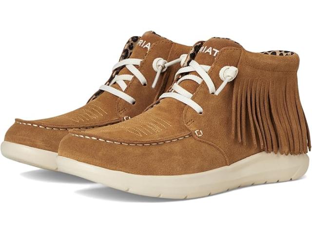 (取寄) アリアット レディース ヒロ ハイ-トップ フリンジ Ariat women Hilo High-Top Fringe Wheat Suede