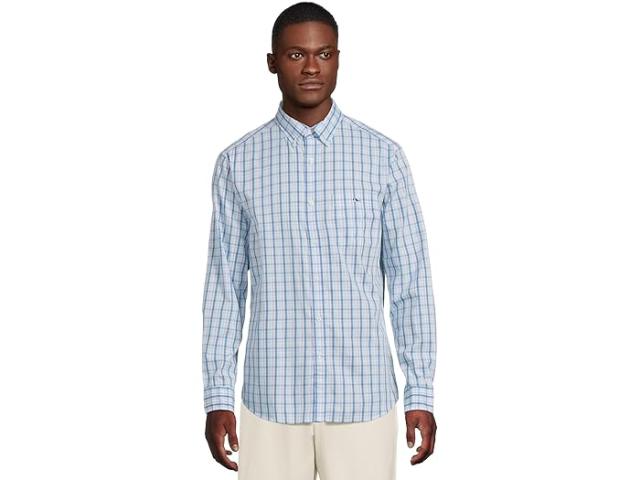 (取寄) ヴィンヤードヴァインズ メンズ サンディー プレイド パーフェクト ウォッシュ シャツ Vineyard Vines men Sandie Plaid Perfect Wash Shirt Sea Splash