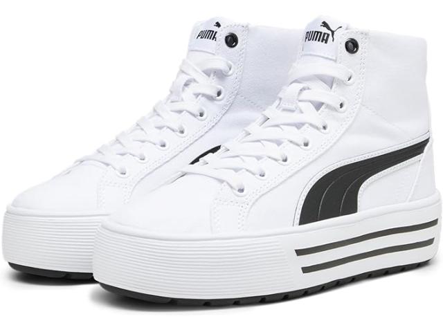 (取寄) プーマ レディース カイア 2.0 ミッド PUMA women Kaia 2.0 Mid Puma White/Puma Black