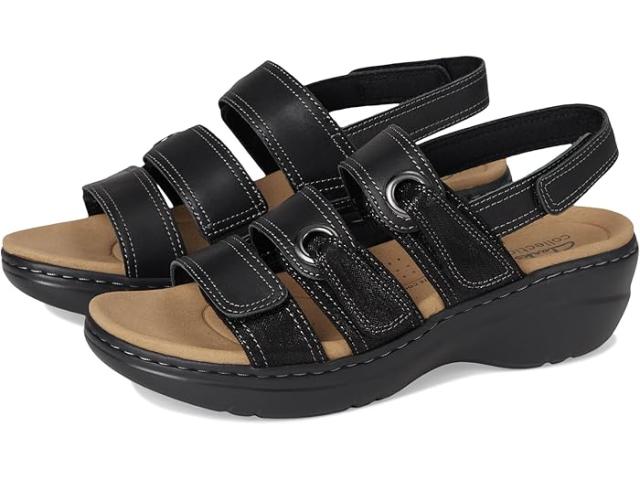 (取寄) クラークス レディース マーリア 2 バリ Clarks women Merliah 2 Bali Black Combi Leather