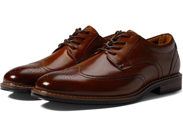 (取寄) ナン ブッシュ メンズ セントロ フレックス ウイング ティップ オックスフォード Nunn Bush men Centro Flex Wing Tip Oxford Cognac