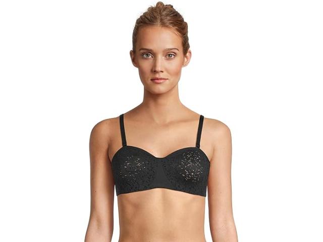 (取寄) シャンテル レディース ノラ アンライン ストラップレス ブラ Chantelle women Norah Unlined Strapless Bra Black