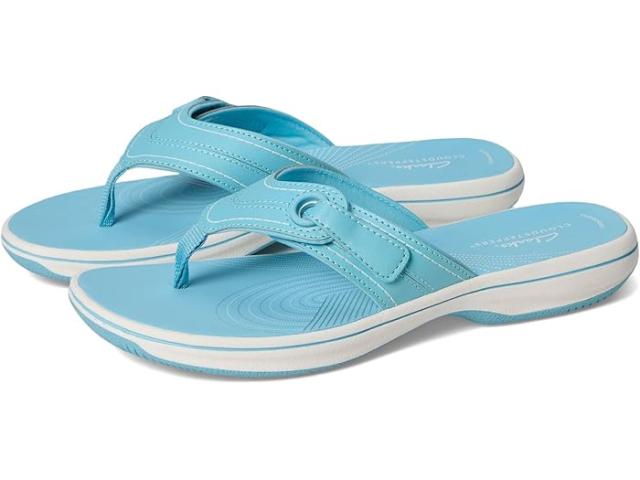 (取寄) クラークス レディース ブリーズ レイナ Clarks women Breeze Reyna Sky Blue Synthetic