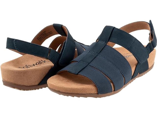 (取寄) ソフトウォーカー レディース  SoftWalk women SoftWalk Burnaby Navy Nubuck