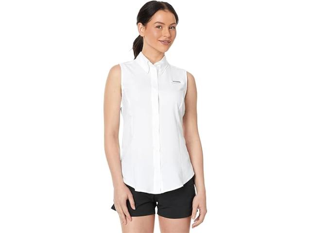 (取寄) コロンビア レディース タミアミ スリーブレス シャツ Columbia women Tamiami Sleeveless Shirt White
