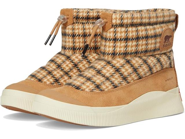 (取寄) ソレル レディース アウト n アバウト Iv パフィー ウォータープルーフ SOREL women Out N About Iv Puffy Waterproof Tawny Buff/Night Shadow