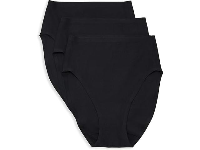 (取寄) シャンテル レディース ソフト ストレッチ ハイ カット ブリーフ 3-パック Chantelle women Soft Stretch High Cut Brief 3-Pack Black