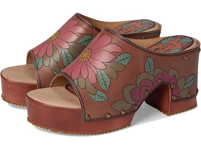 (取寄) ラルティストバイスプリングステップ レディース  L'Artiste by Spring Step women Teeshirt Brown Multi