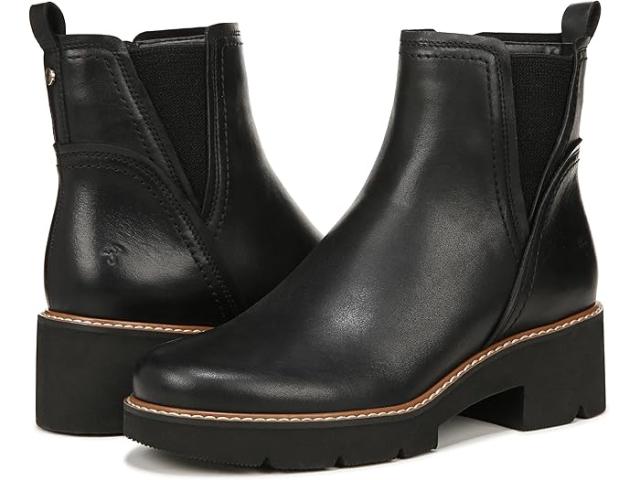 (取寄) ナチュラライザー レディース ダリー-ブーティ ウォターリペラント Naturalizer women Darry-Bootie Water-Repellent Black Leather