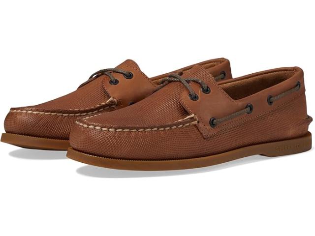 (取寄) スペリー メンズ オーセンティック オリジナル 2-アイ シーズナル Sperry men Authentic Original 2-Eye Seasonal Tan Debossed