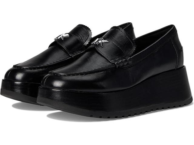 (取寄) マイケルコース レディース インディ フラットフォーム ローファー MICHAEL Michael Kors women Indy Flatform Loafer Black