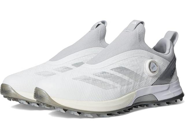(取寄) アディダス ゴルフ メンズ アディゼロ ZG ボア スパイクレス ゴルフ シューズ adidas Golf men Adizero ZG BOA Spikeless Golf Shoes Footwear White/Silver llic/Light Solid Grey